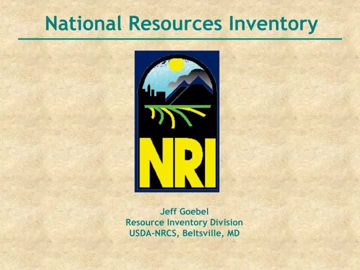 PPT - National Resources Inventory PowerPoint Presentation, free ...