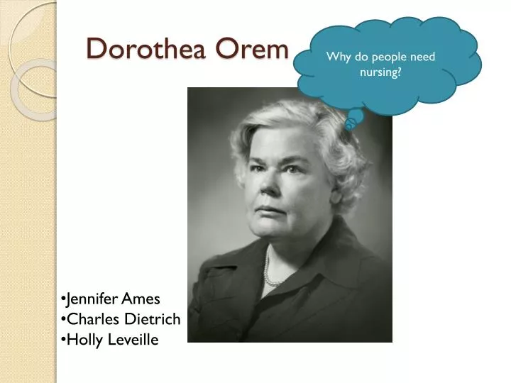 PPT - Dorothea Orem PowerPoint Presentation, free download - ID:3977329