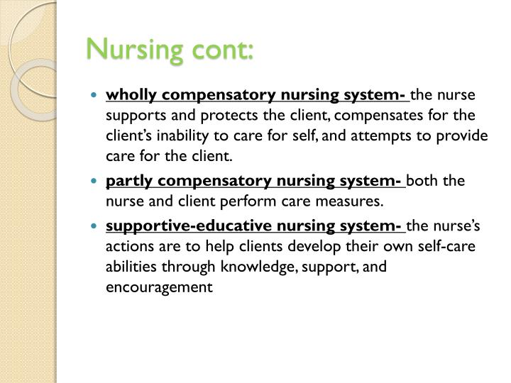 PPT - Dorothea Orem PowerPoint Presentation - ID:3977329