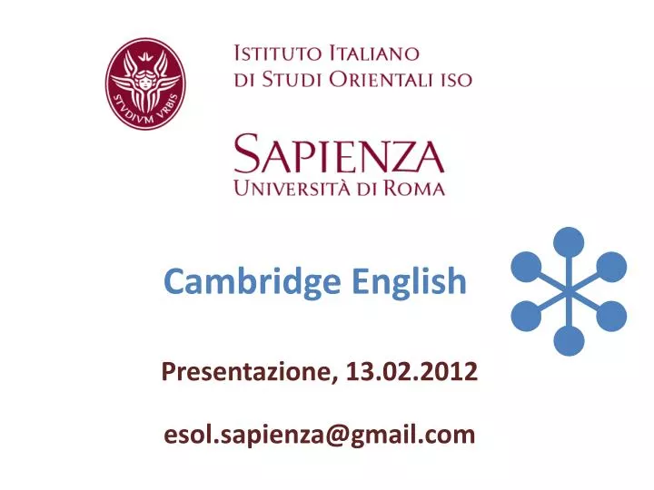 PPT - Cambridge English PowerPoint Presentation, free download - ID:3977549