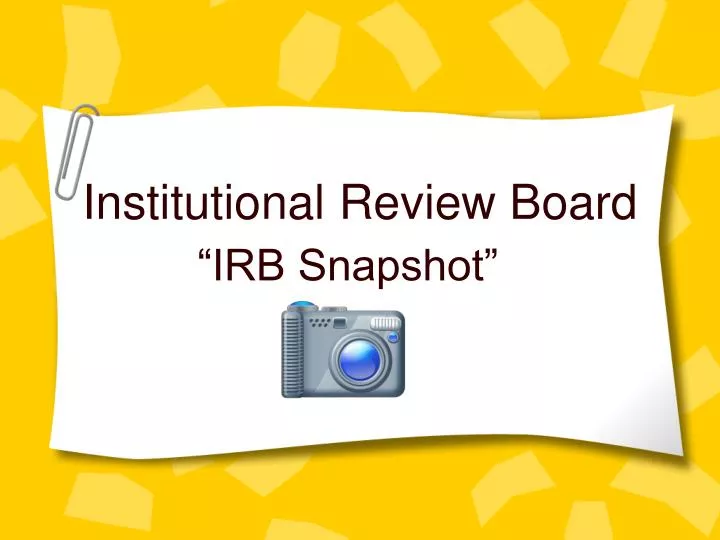PPT - Institutional Review Board PowerPoint Presentation, free download - ID:3977821
