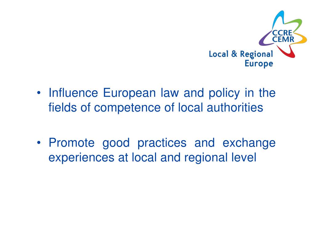 PPT - COUNCIL OF EUROPEAN MUNICIPALITIES AND REGIONS PowerPoint ...