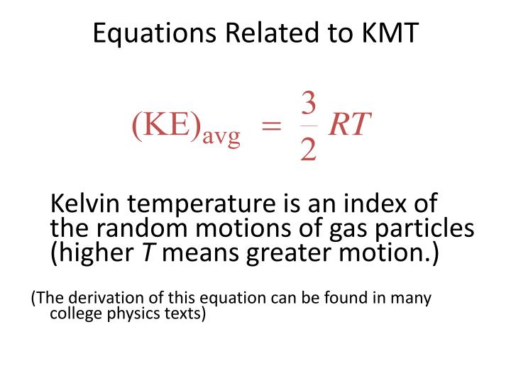 PPT - KMT, Graham’s Law & Real Gases PowerPoint Presentation - ID:3980206