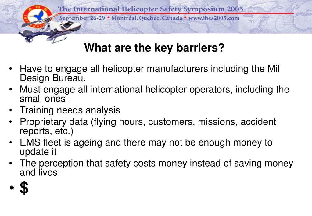 PPT - Helicopter Safety Improvement Strategies for Reducing Accident ...