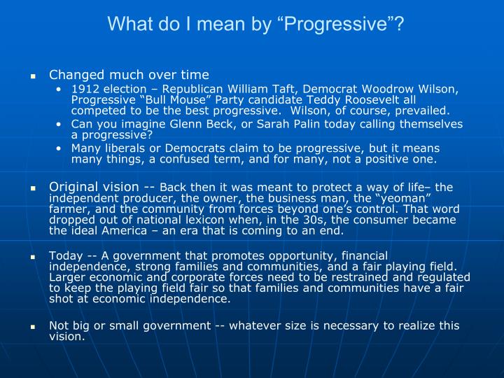 PPT - The Next Progressive Era: A New Way Forward Southern Regional ...