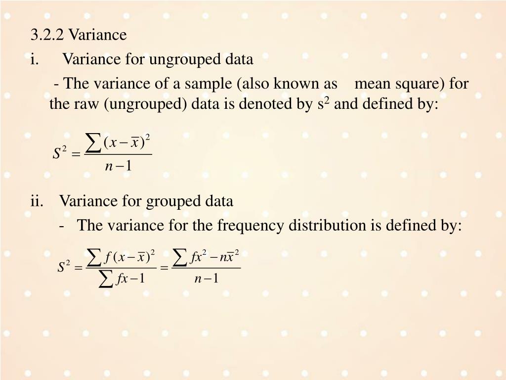 PPT - CHAPTER 3 : DESCRIPTIVE STATISTIC : NUMERICAL MEASURES ... PPT - CHAPTER 3 : DESCRIPTIVE STATISTIC : NUMERICAL MEASURES ...