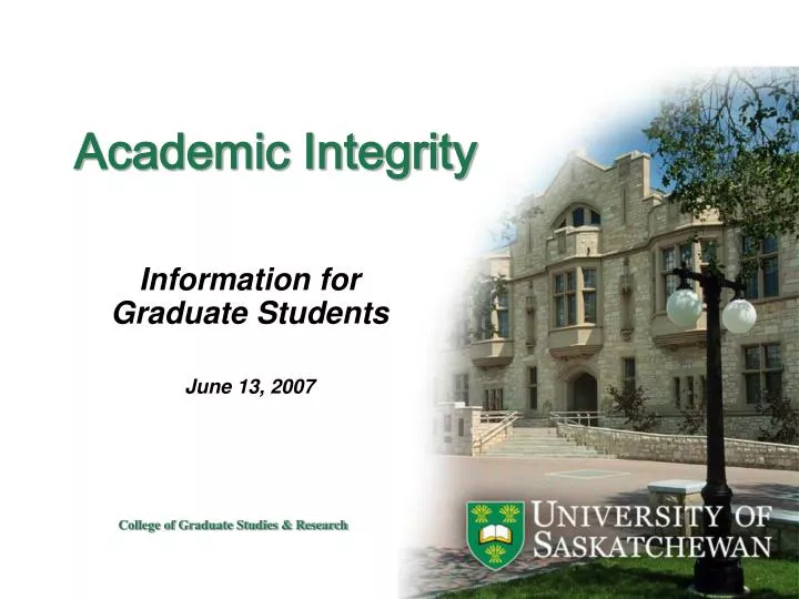 PPT - Academic Integrity PowerPoint Presentation, free download - ID ...