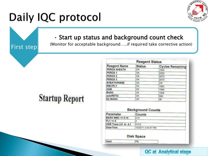 PPT - â€œQuality Controlâ€ Hematology Analyzers PowerPoint Presentation ...