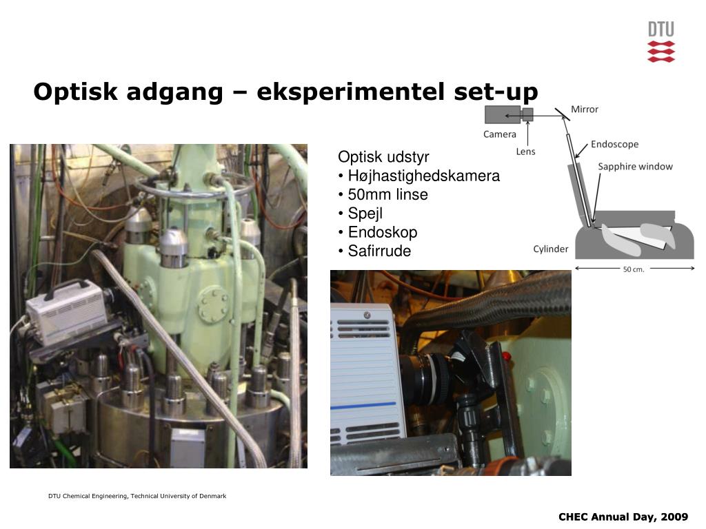 PPT - HÃ¸jhastighedsbilleder af antÃ¦ndingen i store, to-takts ...