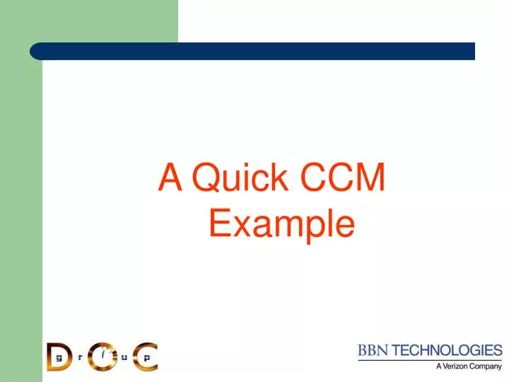 PPT - A Quick CCM Example PowerPoint Presentation, free download - ID ...