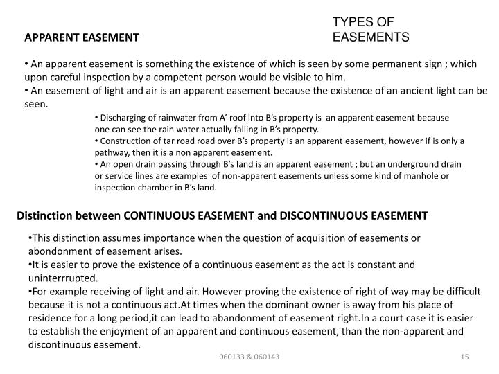 PPT - EASEMENT PowerPoint Presentation - ID:3986371