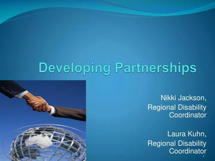 PPT - Developing Partnerships PowerPoint Presentation, free download ...