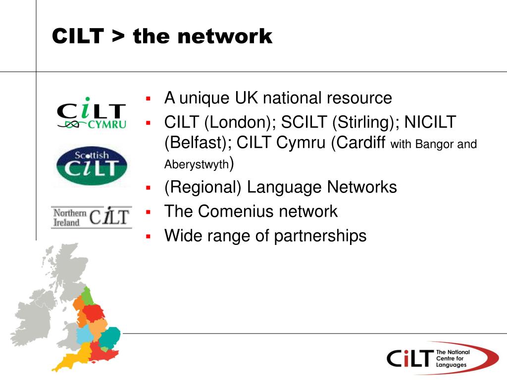 PPT - Session 8 The role of CILT â€“ the National Centre for Languages ...