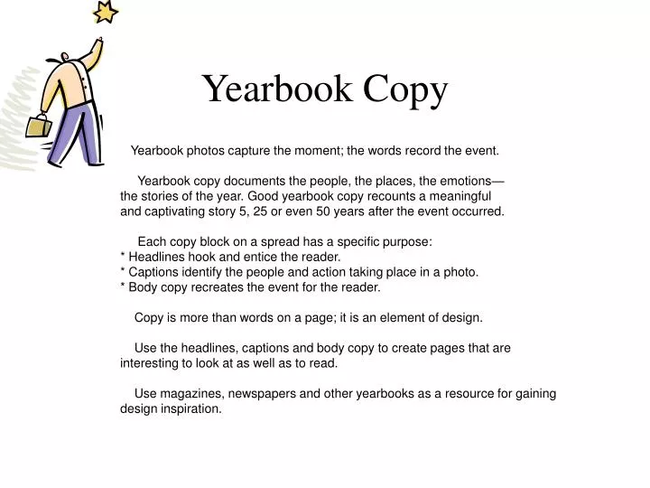 PPT - Yearbook Copy PowerPoint Presentation, free download - ID:3987295