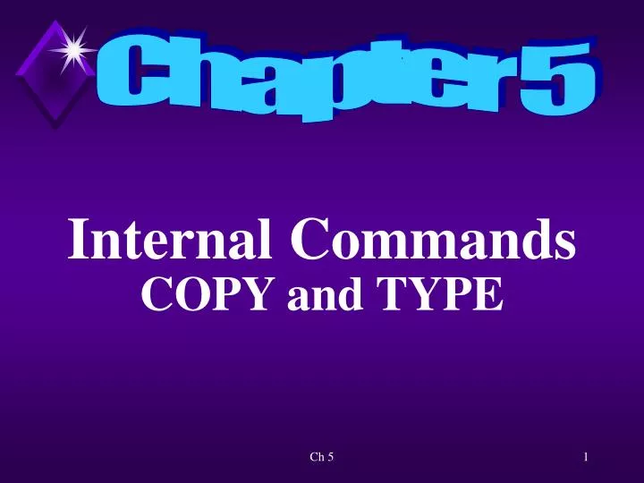 PPT - Internal Commands COPY and TYPE PowerPoint Presentation, free ...