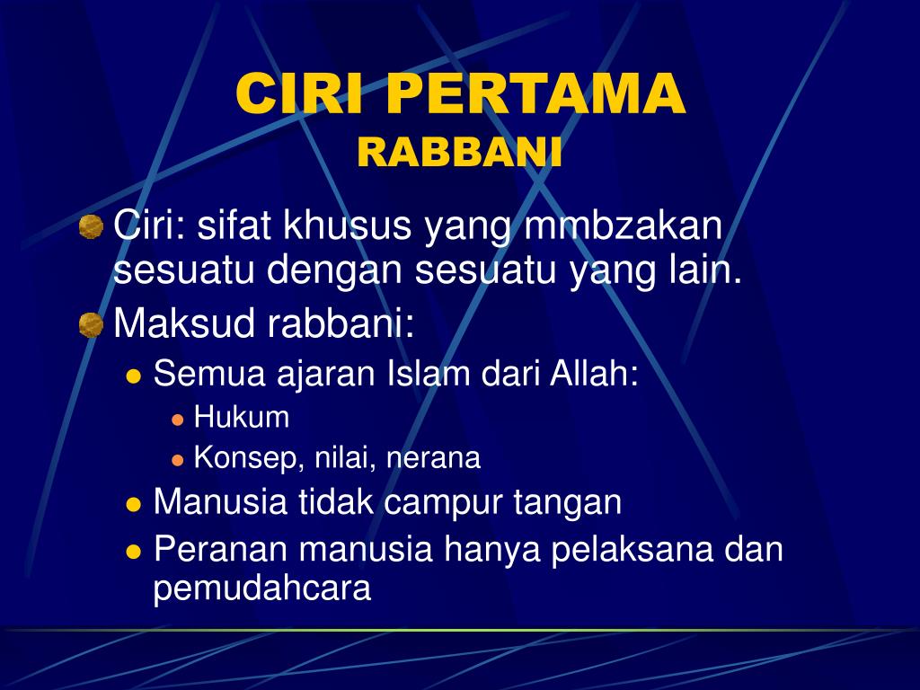 PPT - CIRI KHUSUS ISLAM PowerPoint Presentation, free download - ID:3987827