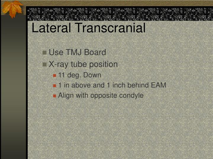 PPT - TMJ Radiography PowerPoint Presentation - ID:3988079
