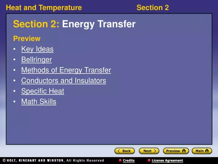 PPT - Section 2: Energy Transfer PowerPoint Presentation, free download ...