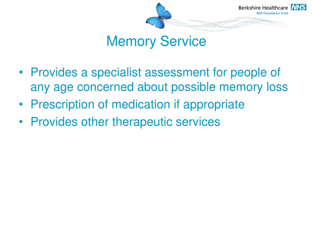 PPT - Services for people with dementia provided by Berkshire ...