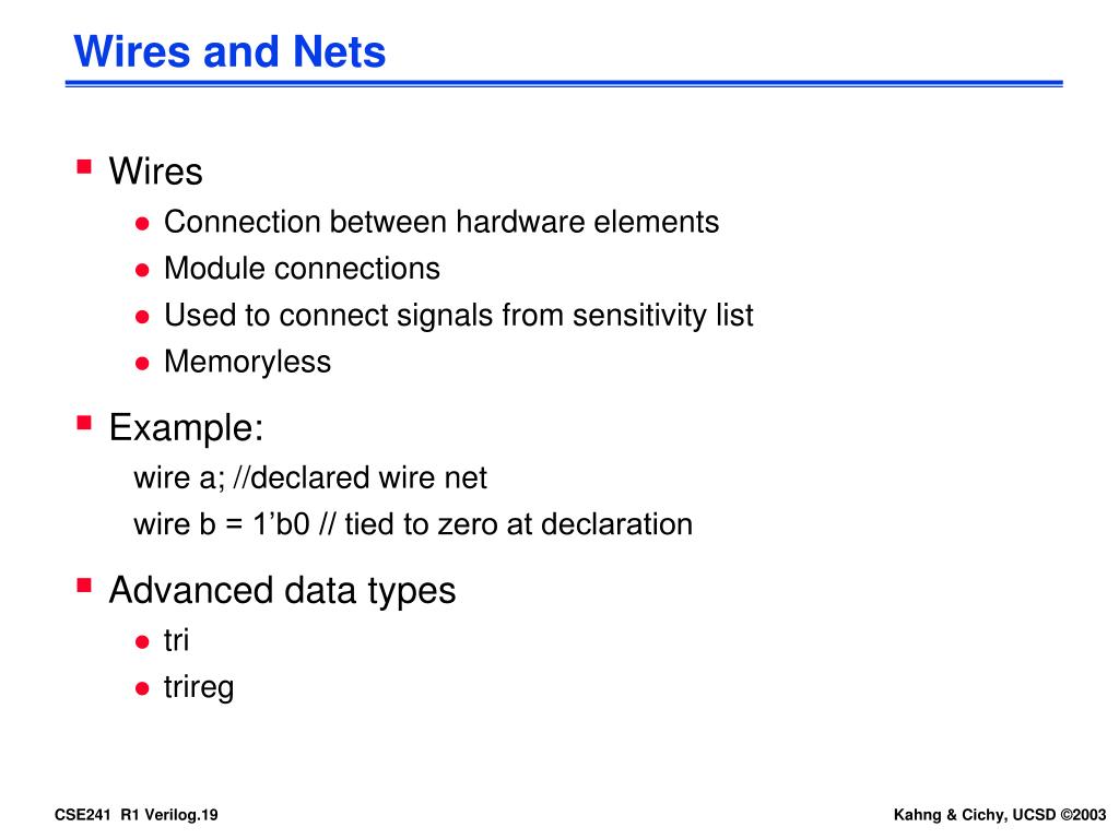 Ppt Cse241 Vlsi Digital Circuits Winter 2003 Recitation 1 Rtl Coding In Verilog Powerpoint