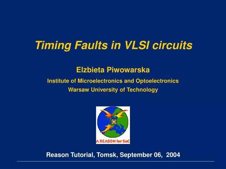 Ppt Timing Faults In Vlsi Circuits Powerpoint Presentation Free