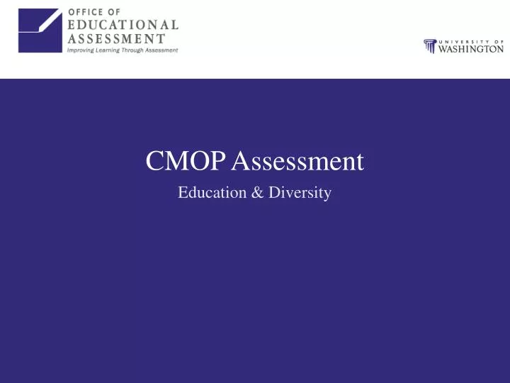 PPT - CMOP Assessment PowerPoint Presentation, free download - ID:3991161