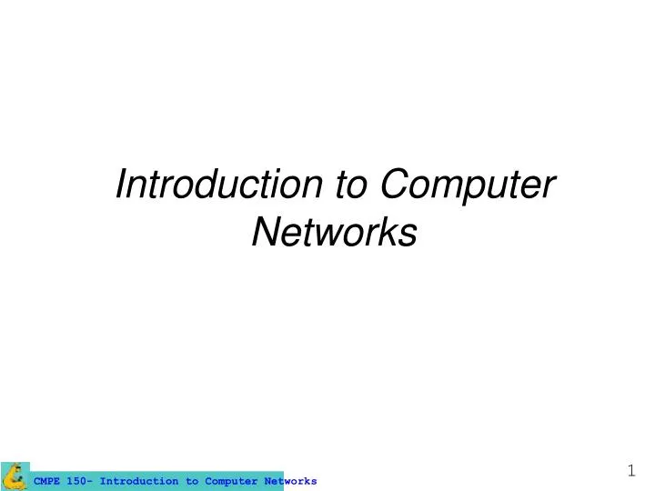PPT - Introduction to Computer Networks PowerPoint Presentation, free ...