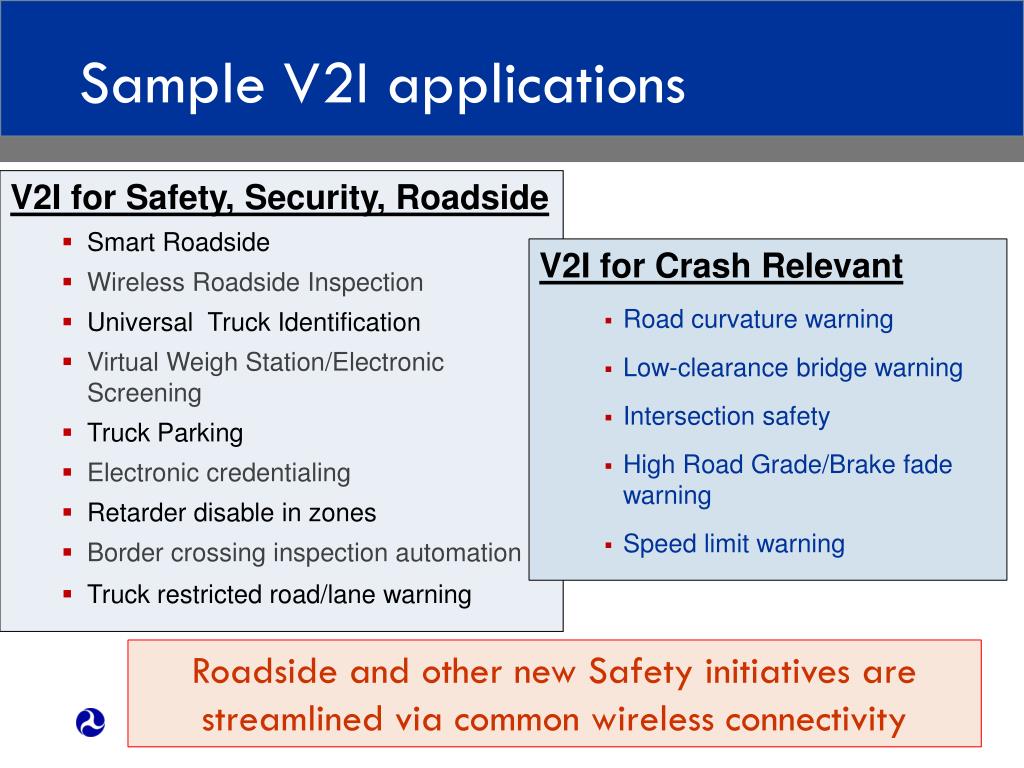PPT - Commercial Motor Vehicle Connectivity V2I Communications & Safety ...