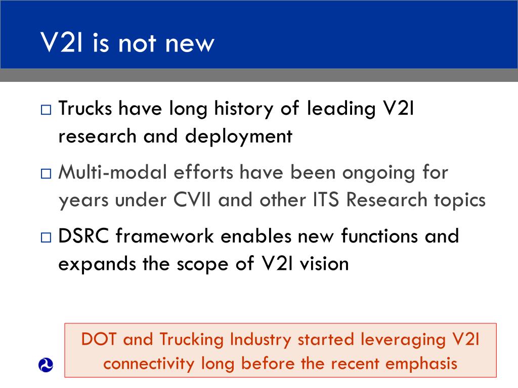 PPT - Commercial Motor Vehicle Connectivity V2I Communications & Safety ...