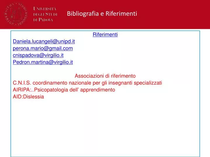 PPT - Bibliografia e Riferimenti PowerPoint Presentation, free download ...