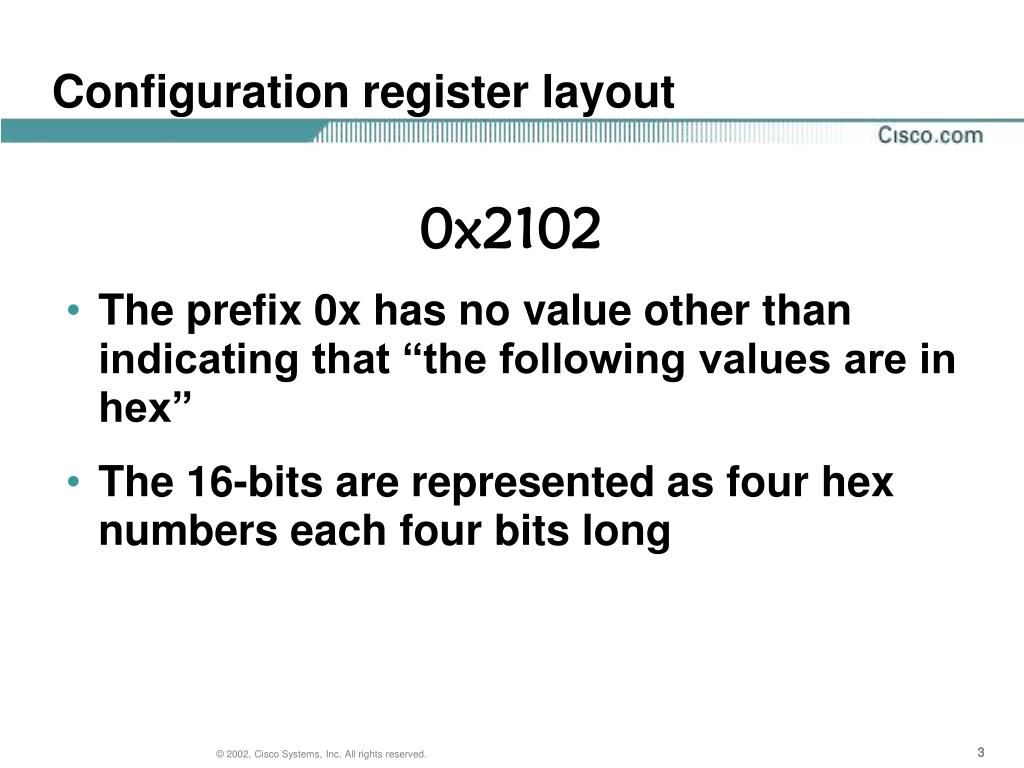 PPT - Configuration register PowerPoint Presentation, free download ...