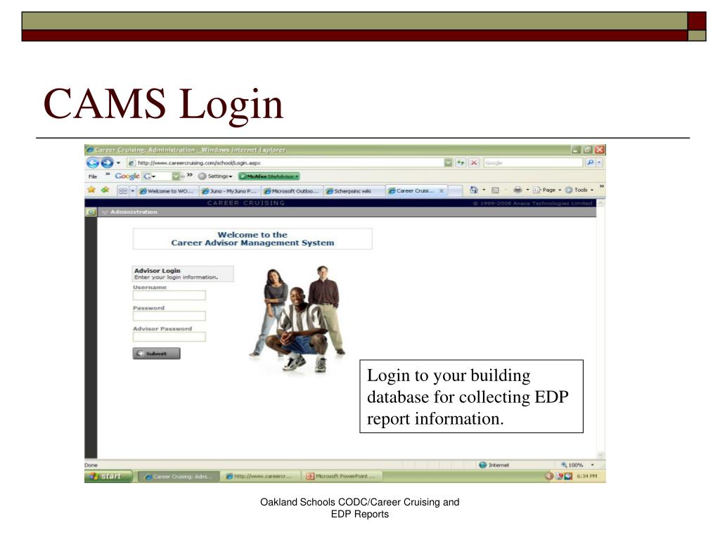 PPT - Career Cruising CAMS PowerPoint Presentation, free download - ID ...