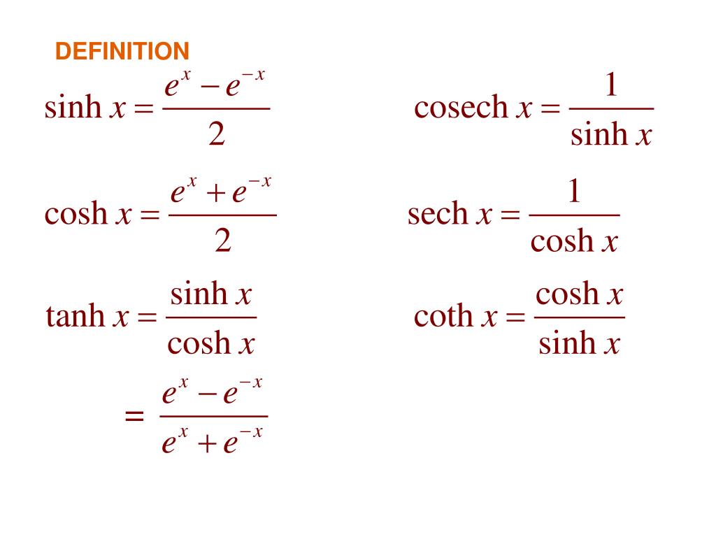 PPT Hyperbolic FUNCTIONS PowerPoint Presentation Free Download ID PPT Hyperbolic FUNCTIONS PowerPoint Presentation Free Download ID