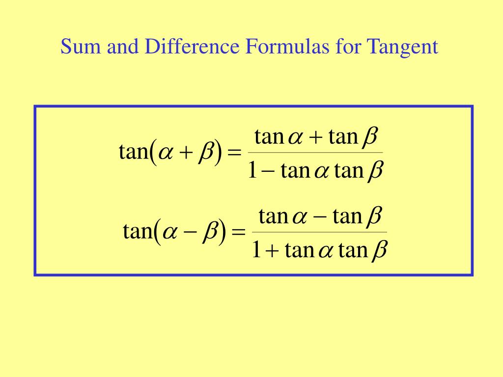 PPT 5 2 Sum And Difference Formulas PowerPoint Presentation Free PPT 5 2 Sum And Difference Formulas PowerPoint Presentation Free