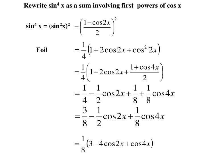PPT - 5.5 Multiple-Angle and Product-Sum Formulas PowerPoint ...