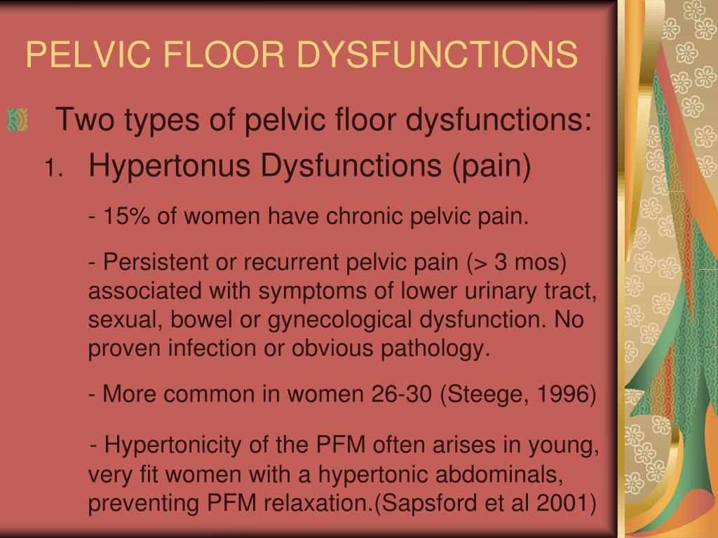 PPT - The Link Between Pelvic Floor Dysfunction and Pelvic Girdle Pain ...