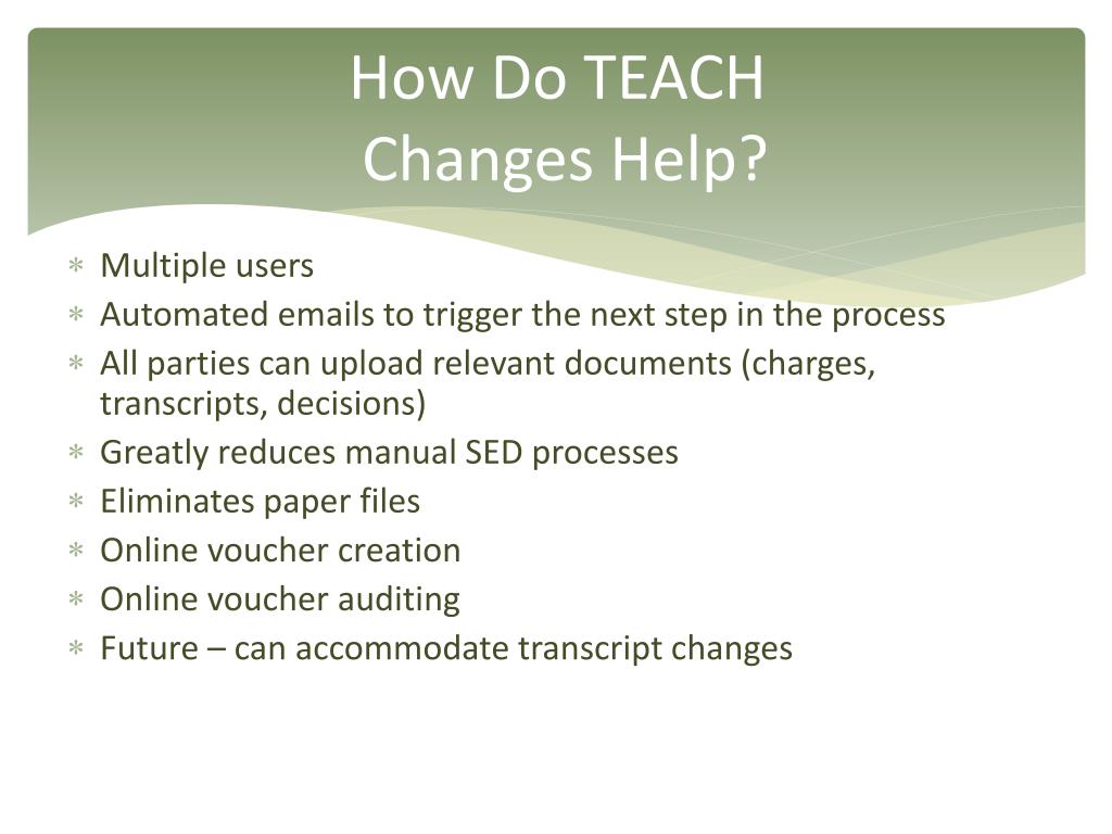 PPT - Education Law Â§3020-a Update, TEACH and Related Teacher ...