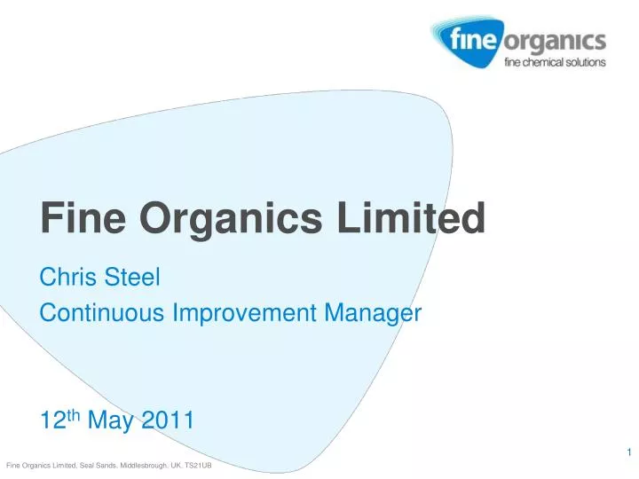 PPT - Fine Organics Limited PowerPoint Presentation, free download - ID ...