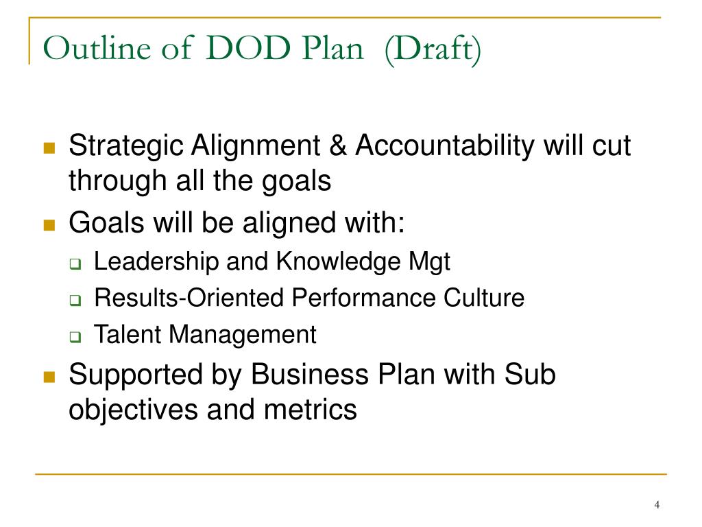 PPT - Status of Armyâ€™s Civilian Human Capital Strategic Plan (HCSP ...