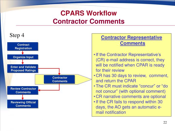 PPT - Collection and Reporting of Contractor Past Performance ...