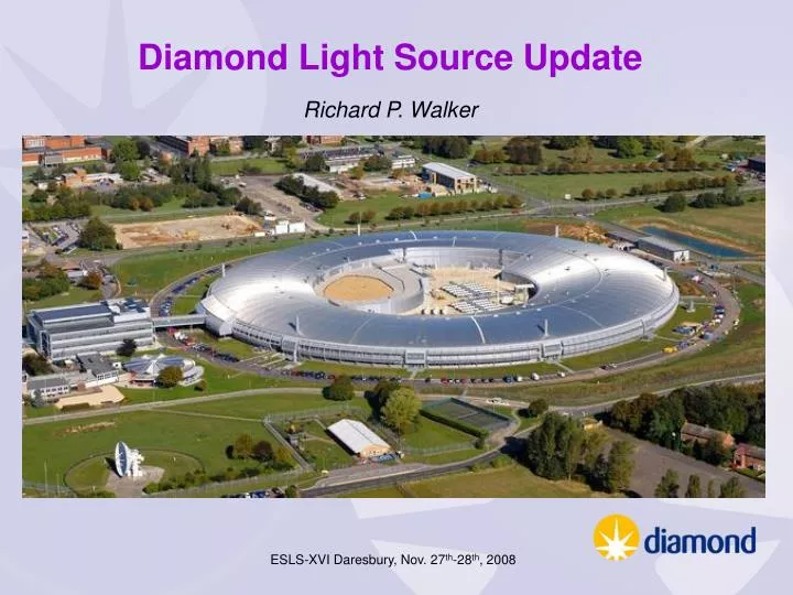 PPT - Diamond Light Source Update Richard P. Walker PowerPoint ...