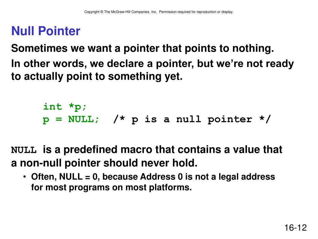 PPT Chapter 16 Pointers And Arrays PowerPoint Presentation Free 
