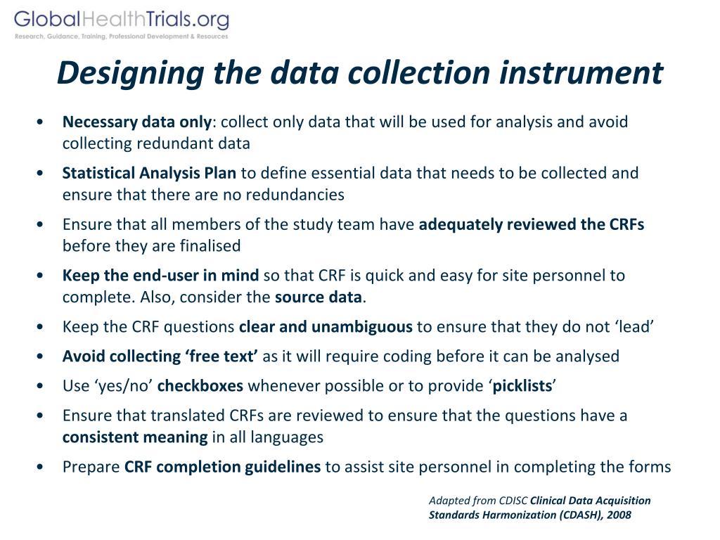 PPT - An introduction to CDISC and CDASH Bring on the Standards ...