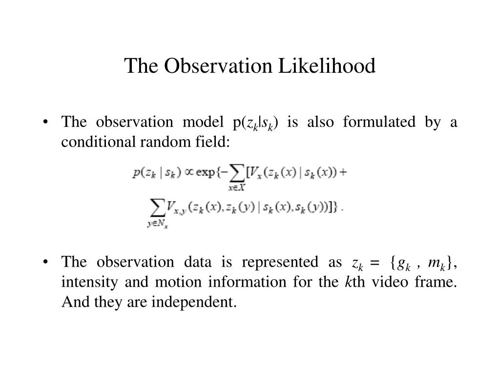 Ppt A Dynamic Conditional Random Field Model For Object Segmentation In Image Sequences