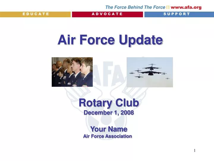 PPT - Air Force Update PowerPoint Presentation, free download - ID:4002264