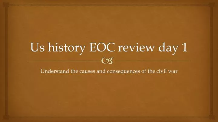 PPT - Us history EOC review day 1 PowerPoint Presentation, free ...