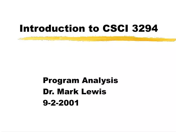 PPT - Introduction to CSCI 3294 PowerPoint Presentation, free download ...