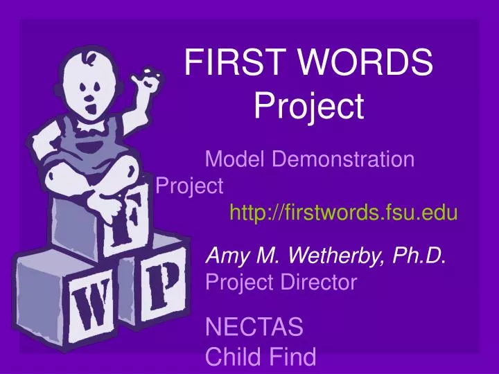 PPT - FIRST WORDS Project PowerPoint Presentation, free download - ID ...