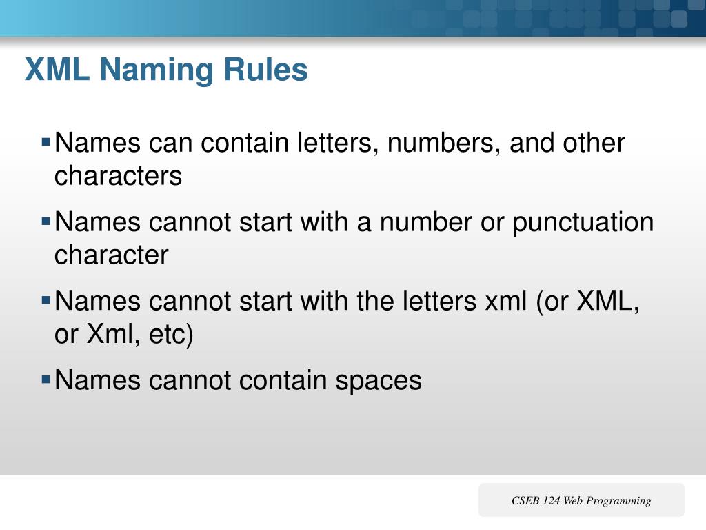 PPT XML PowerPoint Presentation Free Download ID 4004960