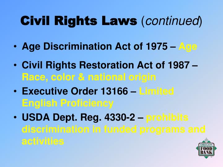 PPT - USDA Civil Rights Training PowerPoint Presentation - ID:4005263